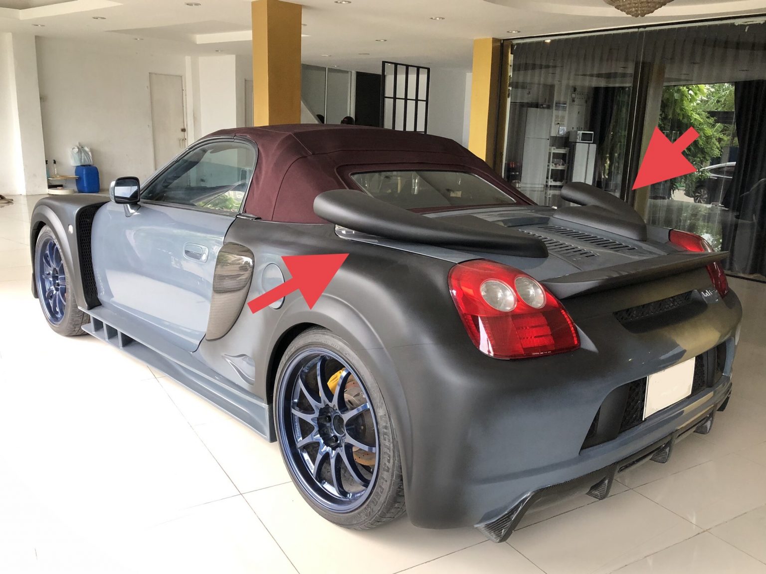 Lp Rear Air Scoop for toyota mr2 spyder (Right side, 1 PC) – Luxurypart ...